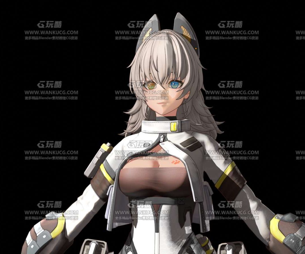 少女前线Peritya Blend模型 – 玩酷CG